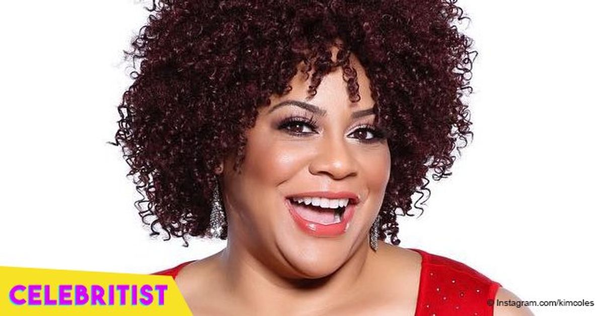 'Living Single' star Kim Coles, 56, stuns in purple maxi dress and afro ...