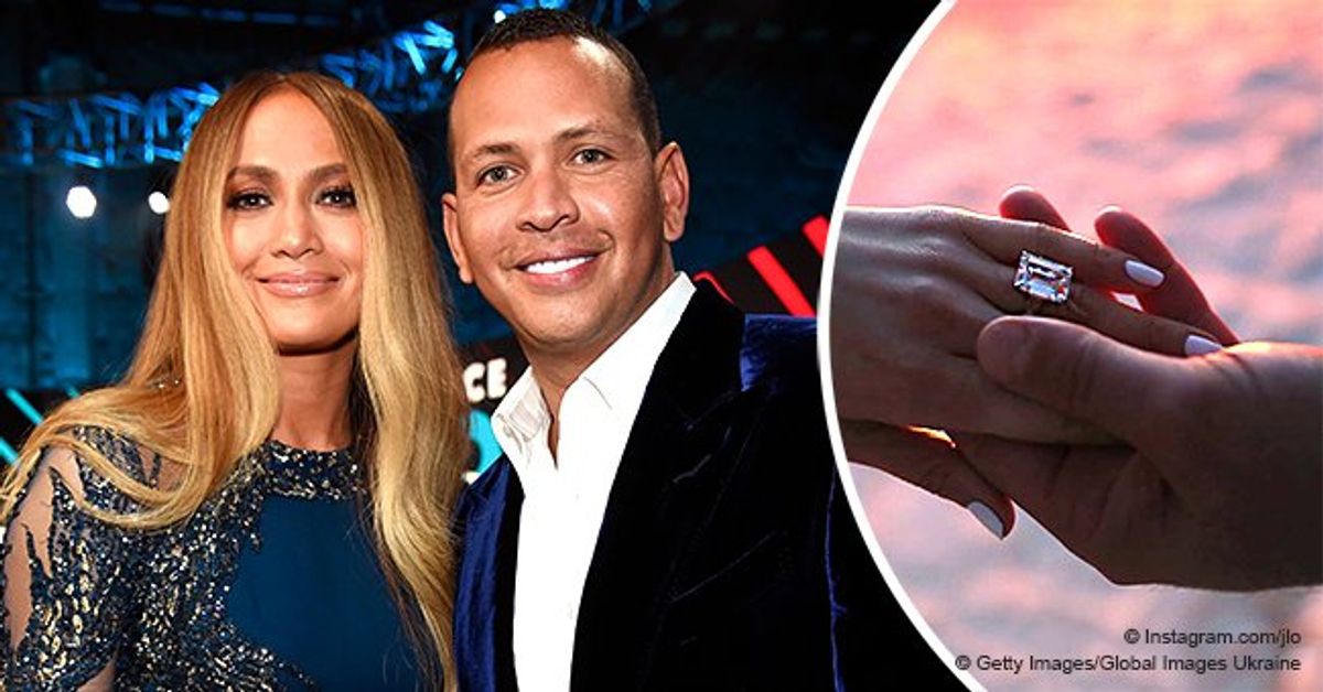 Jennifer Lopez and Alex Rodriguez Are Engaged, Show off Her Massive ...