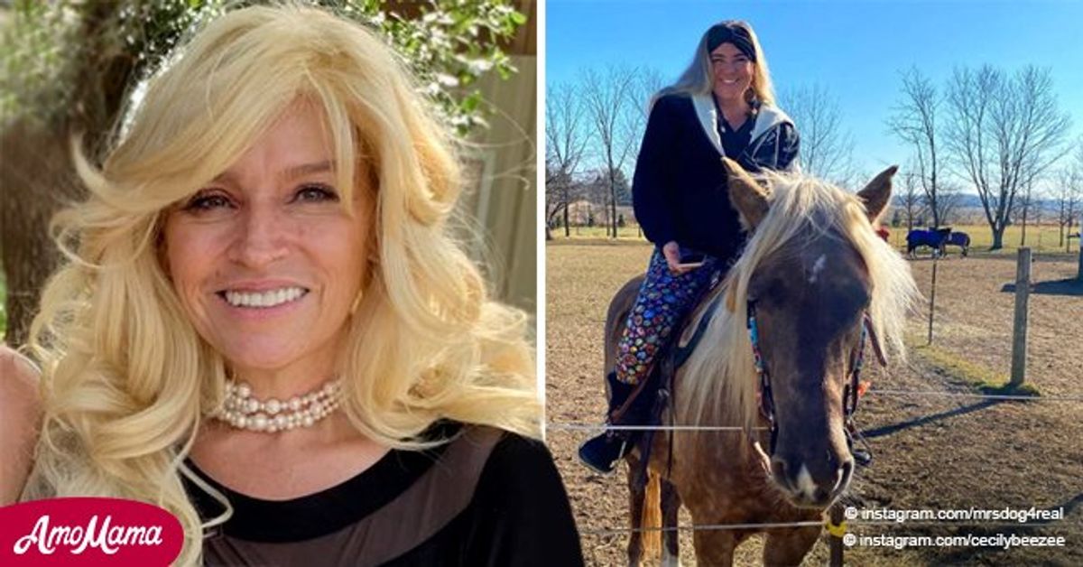 Cecily Chapman Looks Identical to Her Late Mom Beth While Riding a ...