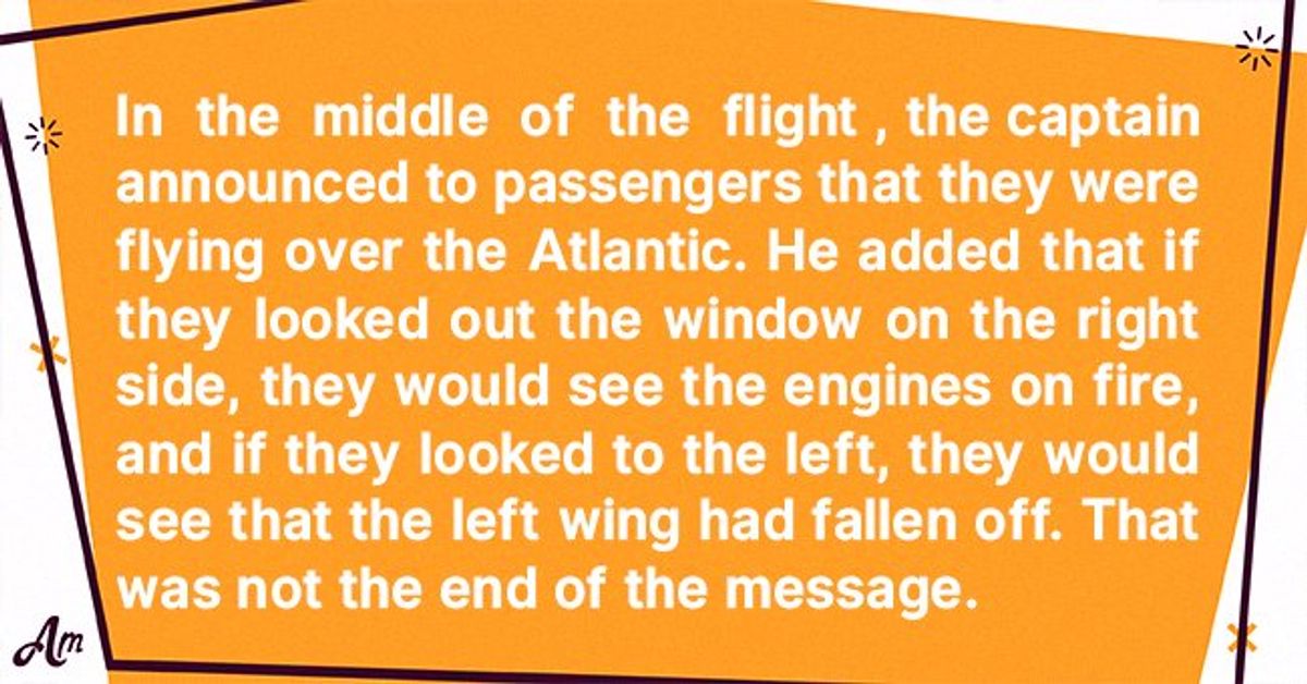 Daily Joke: Airplane Captain Makes an Alarming Announcement