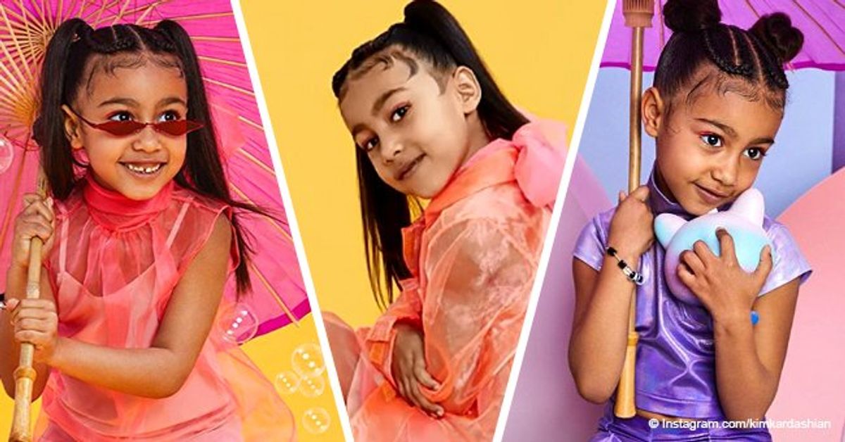 North West Shows off Impeccable Modeling Skills as She Lands First Solo ...