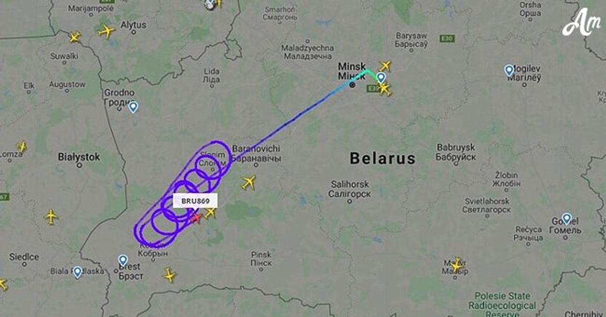 Belarusian Plane Circles Poland after Being Denied Access to French ...