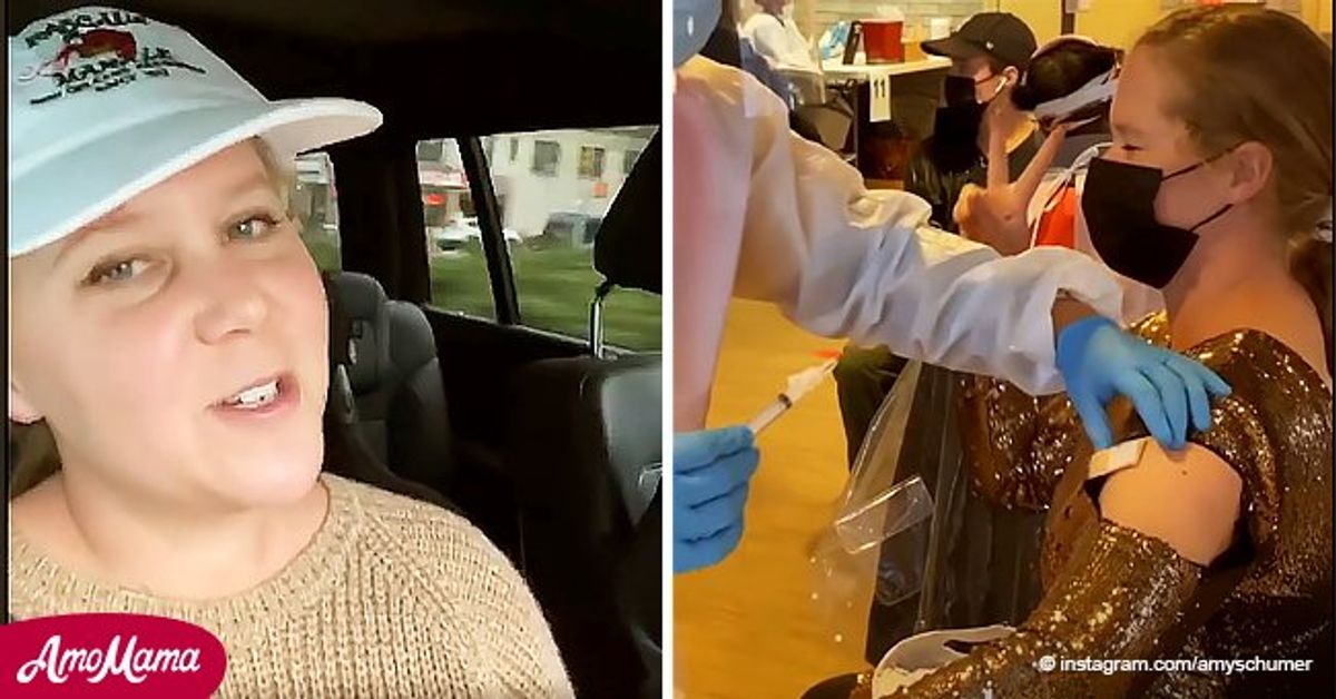 Amy Schumer Dazzles in One of Her Best Dresses as She Gets the COVID-19 ...