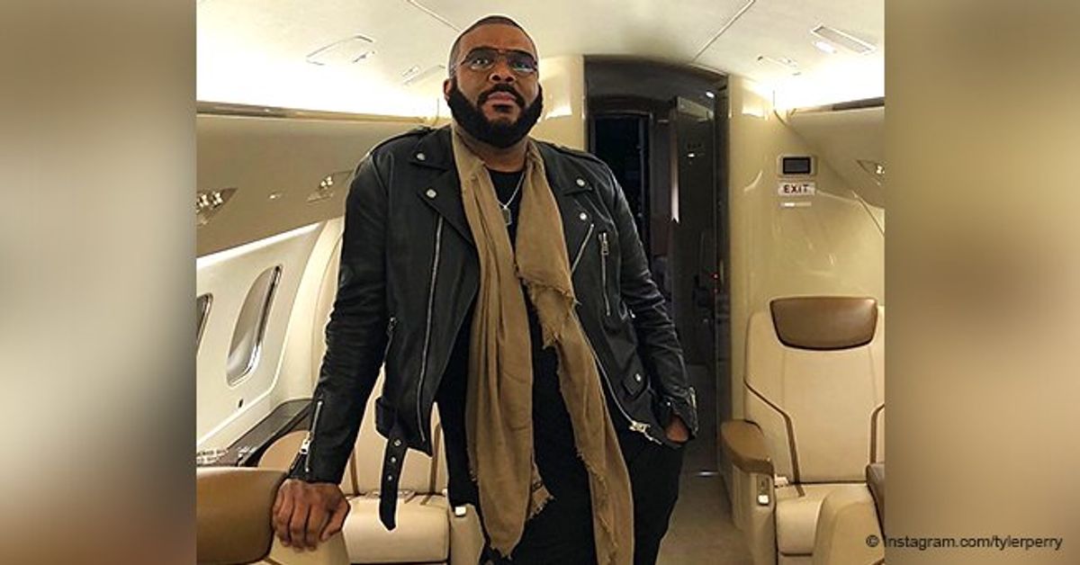 Tyler Perry makes hearts go wild, posing in leather jacket & tight ...