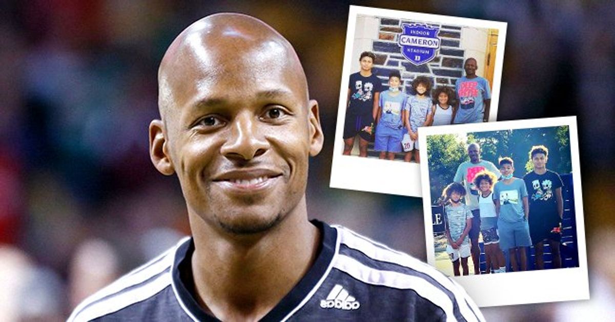 Ray Allen & His 4 Sons Show Similar Smiles & Eyes Posing in New Family ...