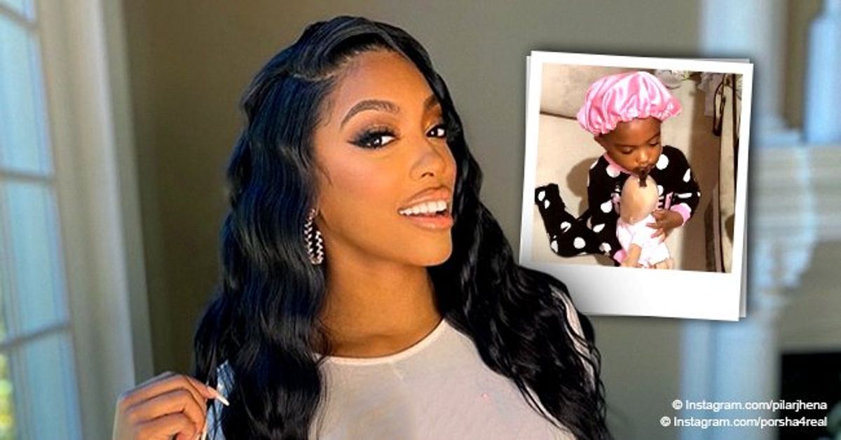 Porsha Williams Talks to Baby Daughter Pilar Jhena While She Plays with ...