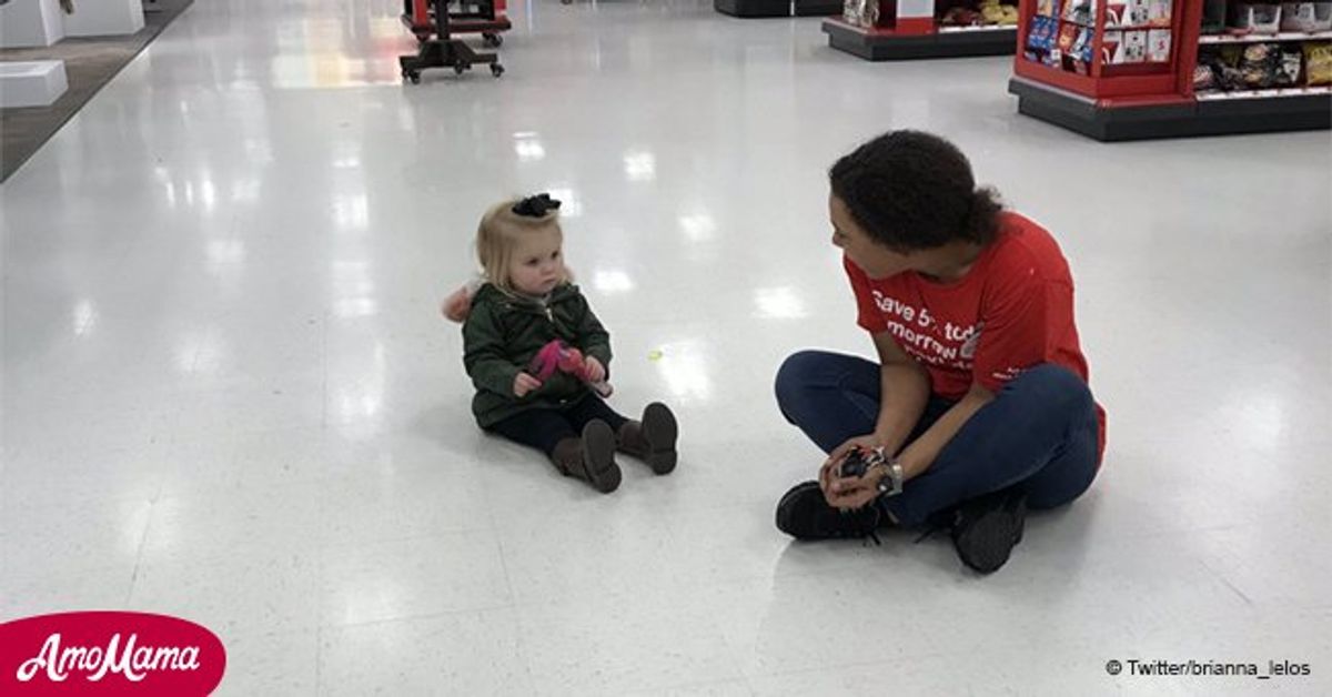 Target employee brilliantly ends toddler's public tantrum in this viral ...