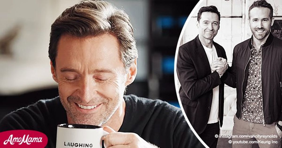 Ryan Reynolds Narrates Funny Ad for 'Laughing Man Coffee' Showing Hugh ...