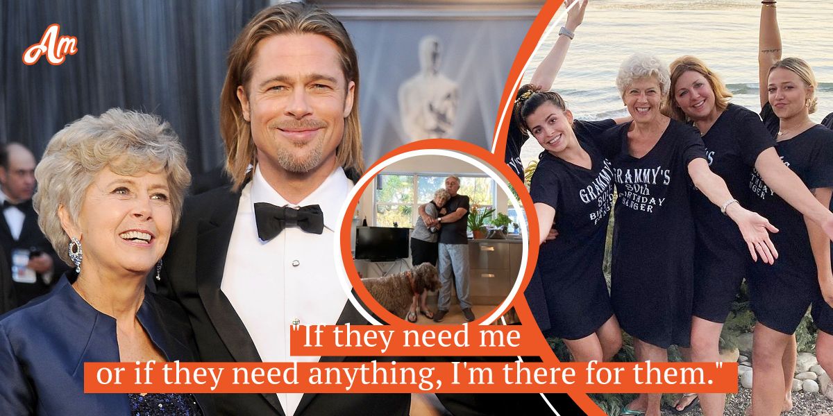 Grateful Son Brad Pitt Flew Family to Mansion for Mom's 80th Birthday ...