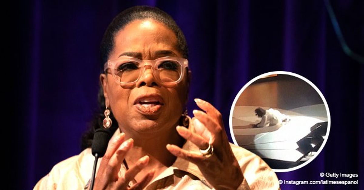 Oprah Winfrey Falls down Onstage While Talking about Balance during Her ...