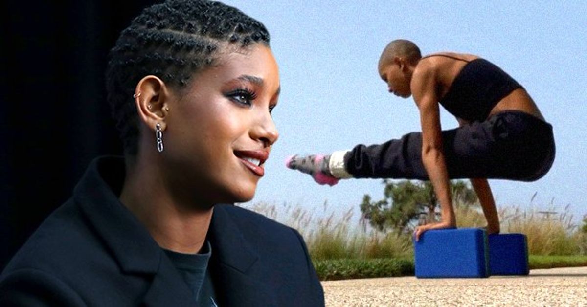 Willow Smith Shows Off Toned Muscles during Outdoor Exercise Routine