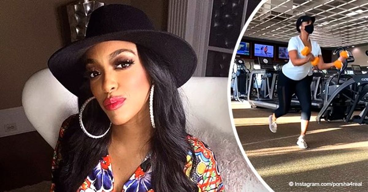 RHOA's Porsha Williams Shows Toned Buttocks in Tight Leggings While ...