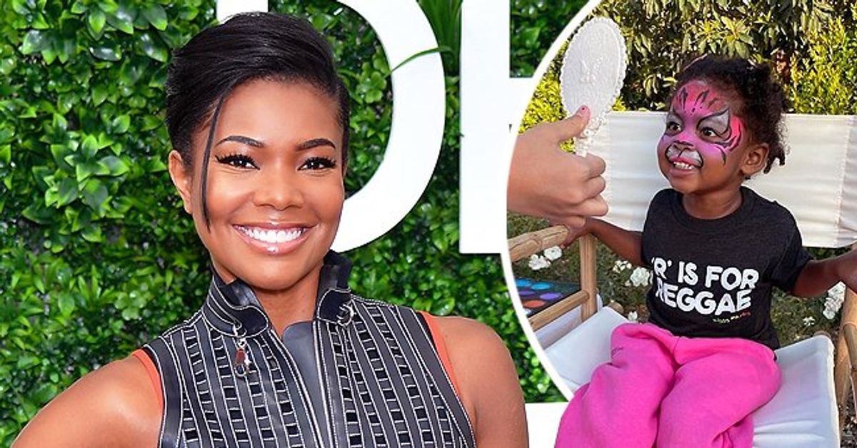 Gabrielle Union's Daughter Kaavia Goes from Serious to Happy after ...
