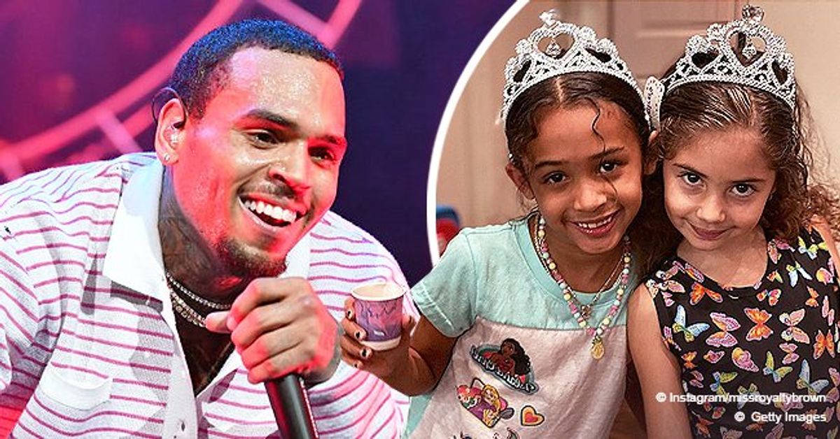 Royalty Brown Looks Like a Princess Posing With Her Friend in Matching ...