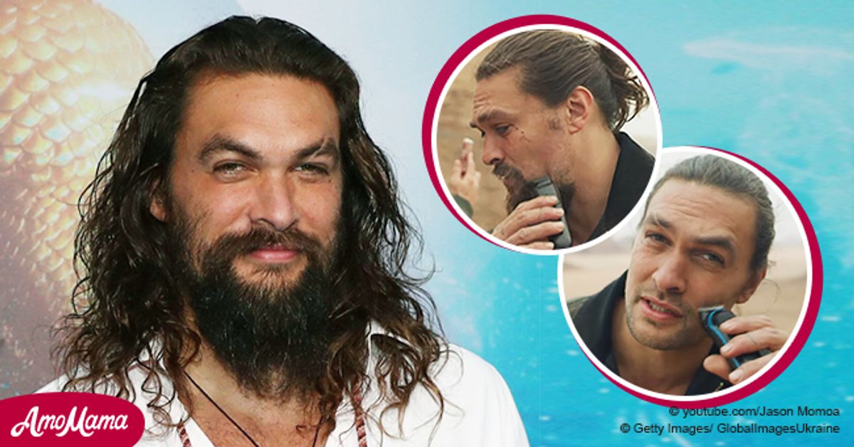 Jason Momoa Shaved off His Beard for the First Time since 2012