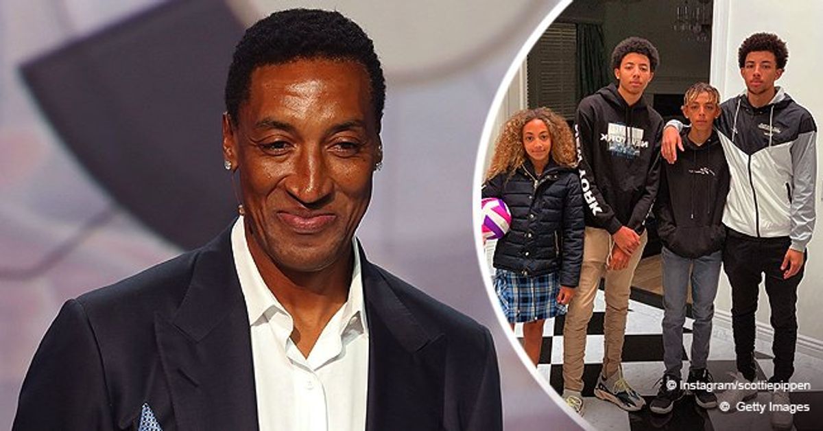 Scottie Pippen Shares New Photo of His Four Beautiful Kids in ...