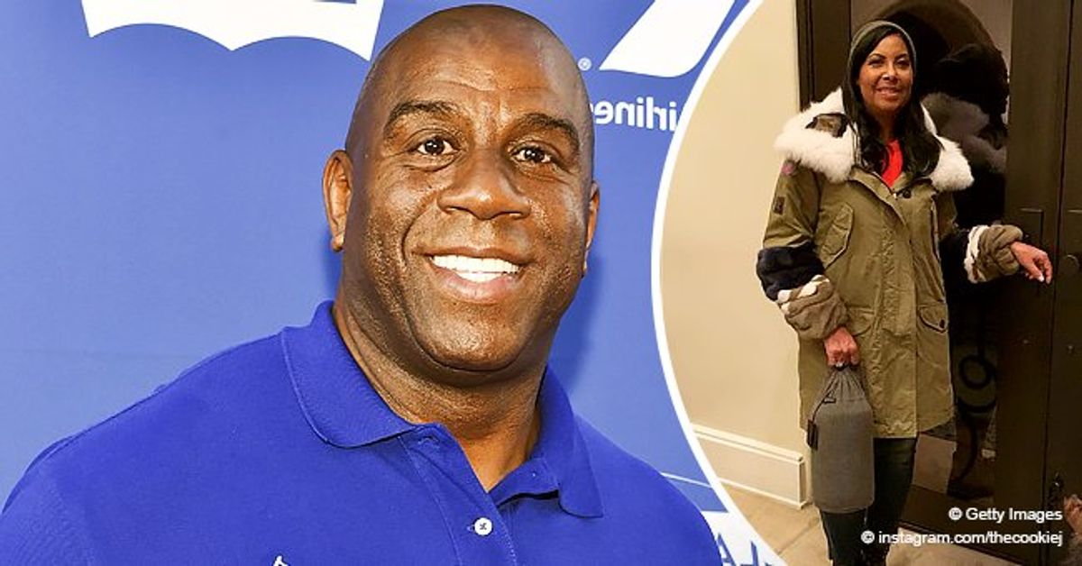 Magic Johnson's Wife of 29 Years Looks Chic in Jeans & Green Coat with ...