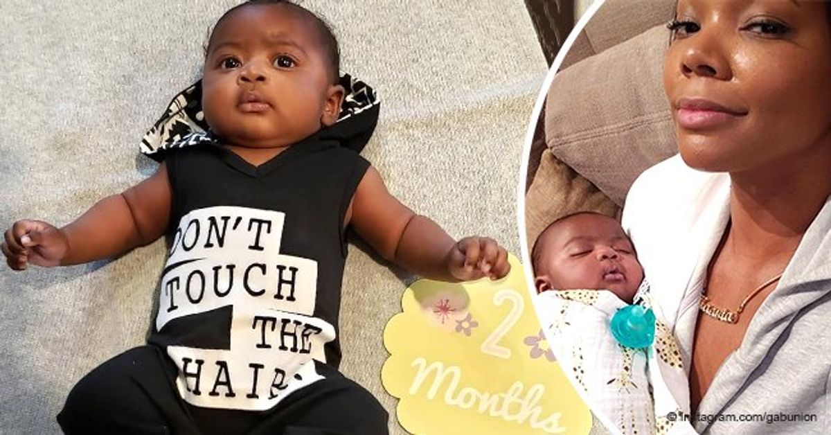 Gabrielle Union shares heartwarming pictures of her 2-month-old daughter