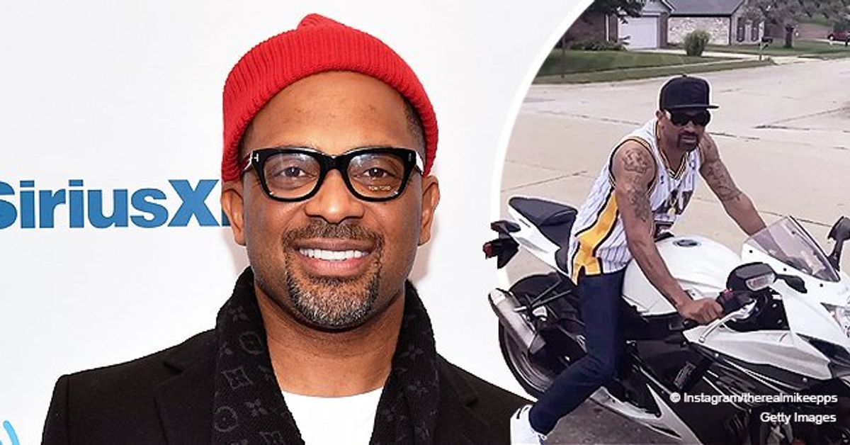 Mike Epps Rides Bike without Helmet in a Throwback Video