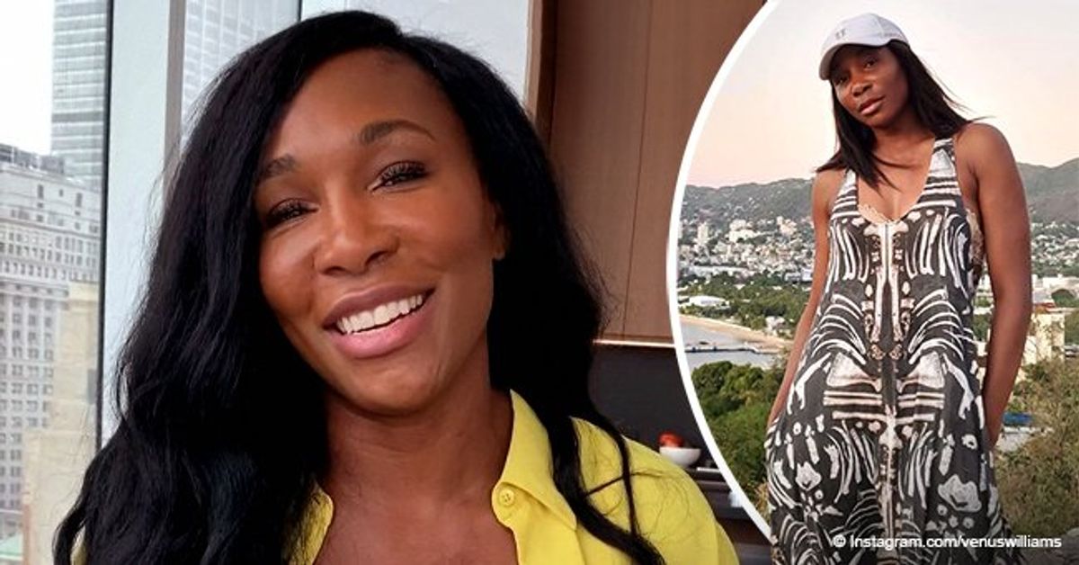 Venus Williams Is Simply Gorgeous as She Poses in Patterned Flowy Dress ...