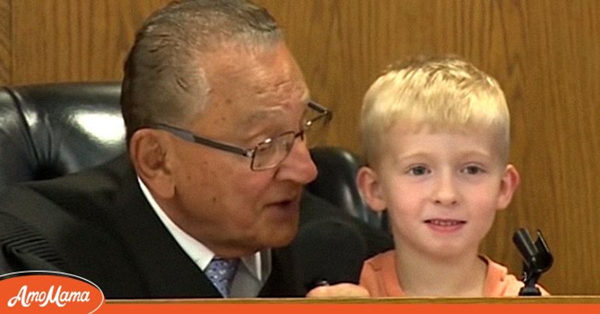 Judge about to Pass Ruling Calls Defendant's Little Son to the Bench