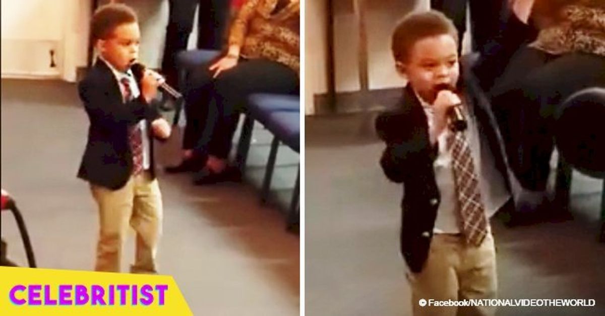 Little boy went viral for captivating churchgoers with his voice and ...