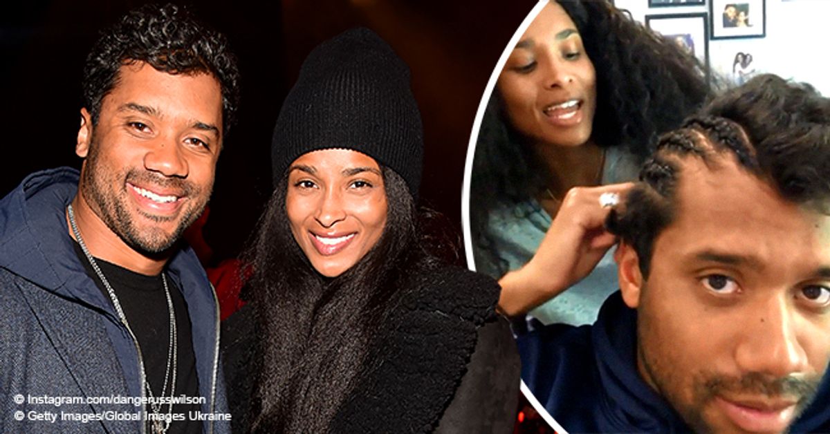 Ciara Braids Husband Russell Wilson's Hair (Video)