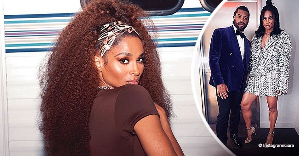 Ciara Is Gorgeous, Glowing & Pregnant as She Steps out with Russell ...