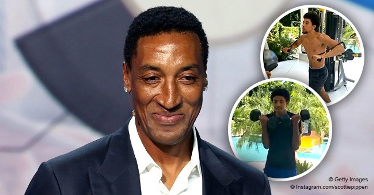 Proud Dad Scottie Pippen Shares Video of His Sons Working Out in Their ...