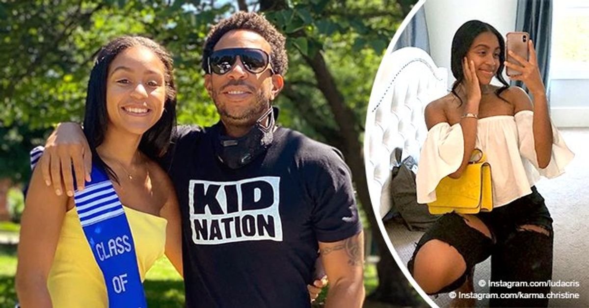 Ludacris' Daughter Karma Stuns in White Off-Shoulder Top and Ripped ...