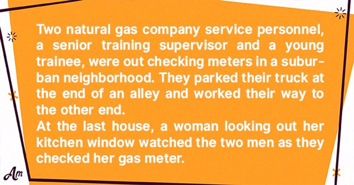 Daily Joke: Two Natural Gas Company Employees Check Meters in a ...