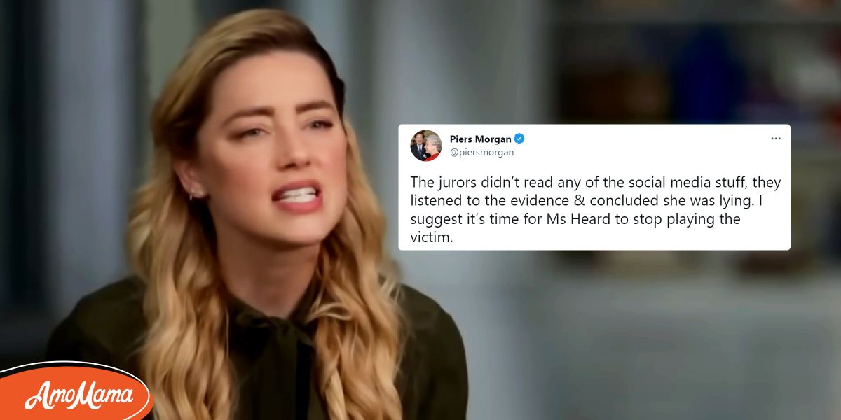 Amber Heard Told to 'Stop Playing the Victim' after Actress Calls ...