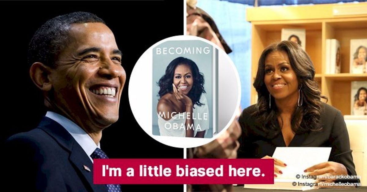 Barack Obama spoke about Michelle's Obama new book in heartmelting post