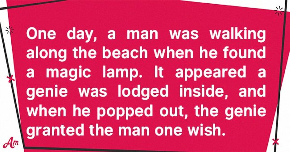 Daily Joke: One Man Finds a Lamp with a Genie Inside