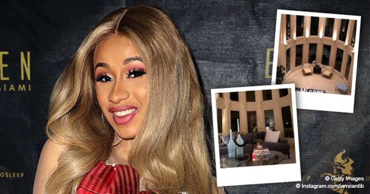 Cardi B Proudly Shares Glimpse inside Her Lavish Mansion — See the Huge ...