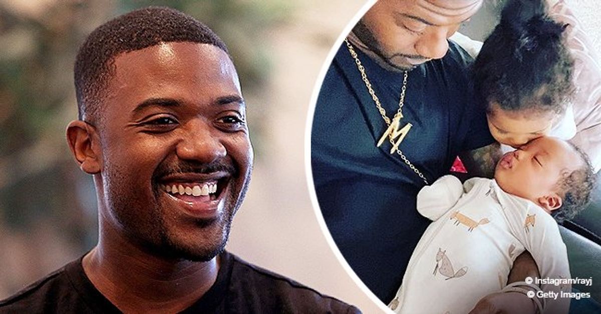 Ray J from LHHH Shares Heartwarming Video of Daughter Melody Kissing Baby Brother Epik on His ...