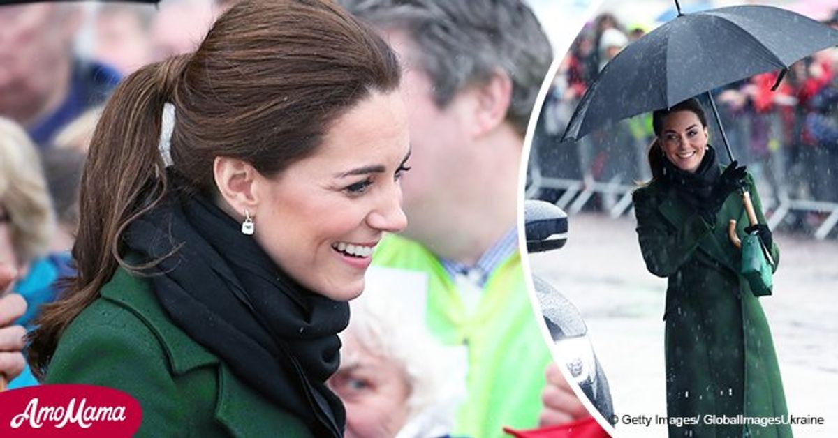 Kate Middleton Refused to Use Umbrella in the Rain to Make Sure All Her ...