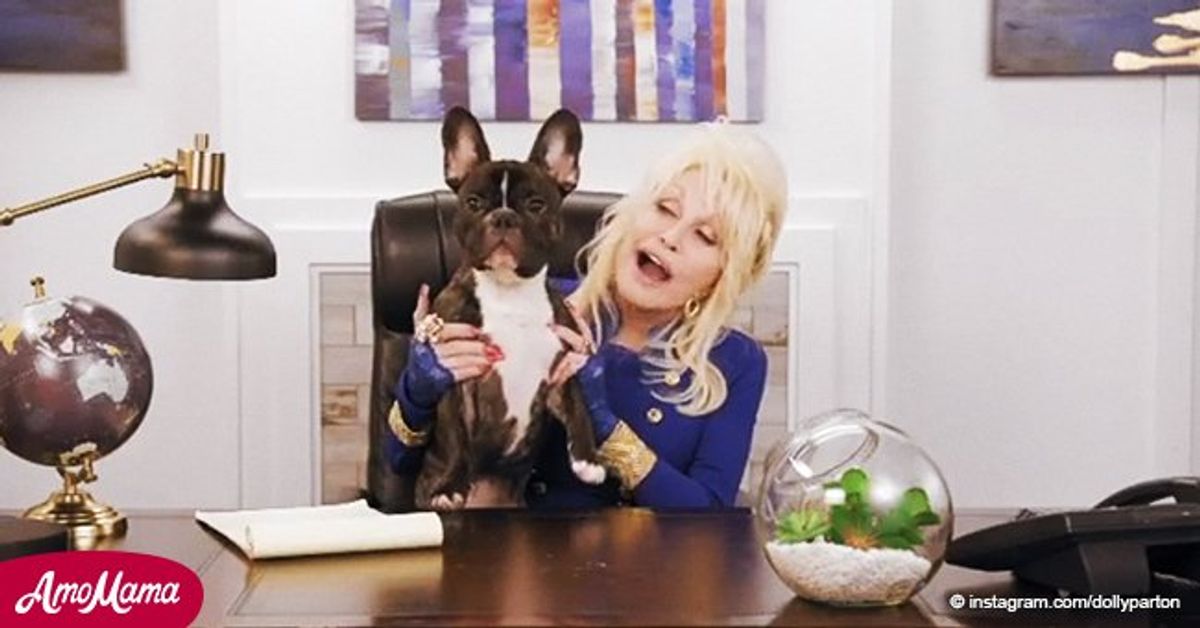 Dolly Parton Sings Happy Birthday to Her Beloved French Bulldog Billy ...