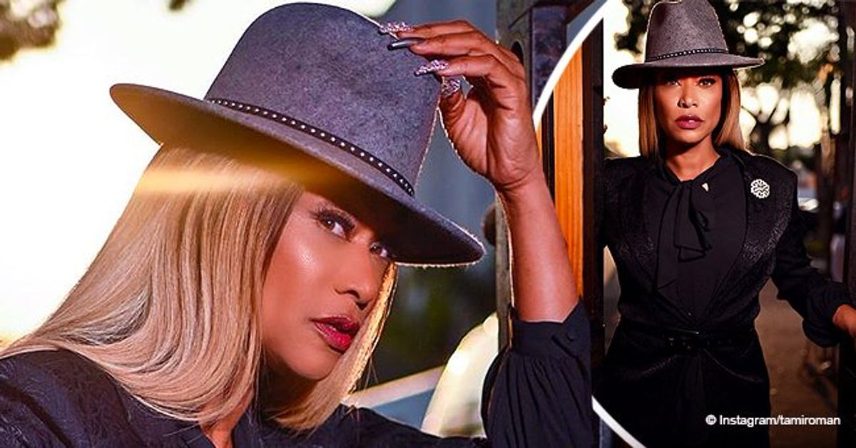Tami Roman of 'Basketball Wives' Fame Poses in Black Top Paired with ...