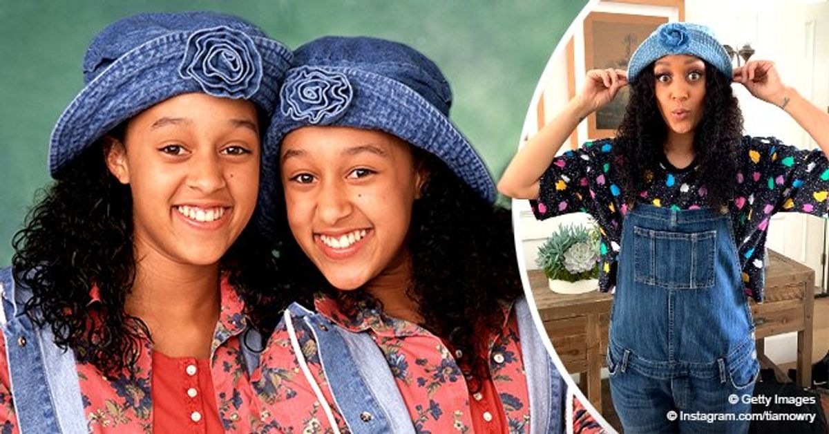 Tia Mowry Brings Back 'Sister, Sister' Nostalgia as She Wears Denim Hat ...