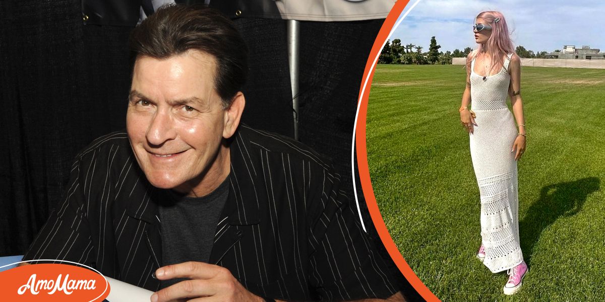 Charlie Sheen's Daughter Sami Flaunts Her Curves in a Sheer White Dress ...