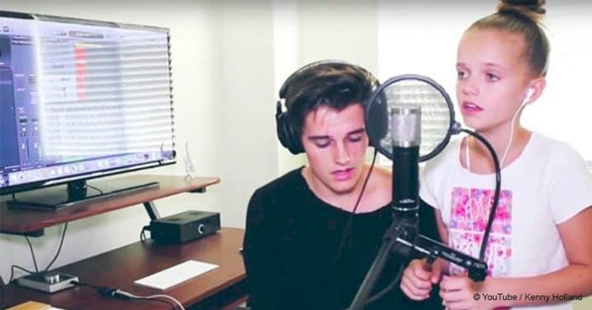 Girl sings Elvis classic, but after her brother joins in it turns into ...