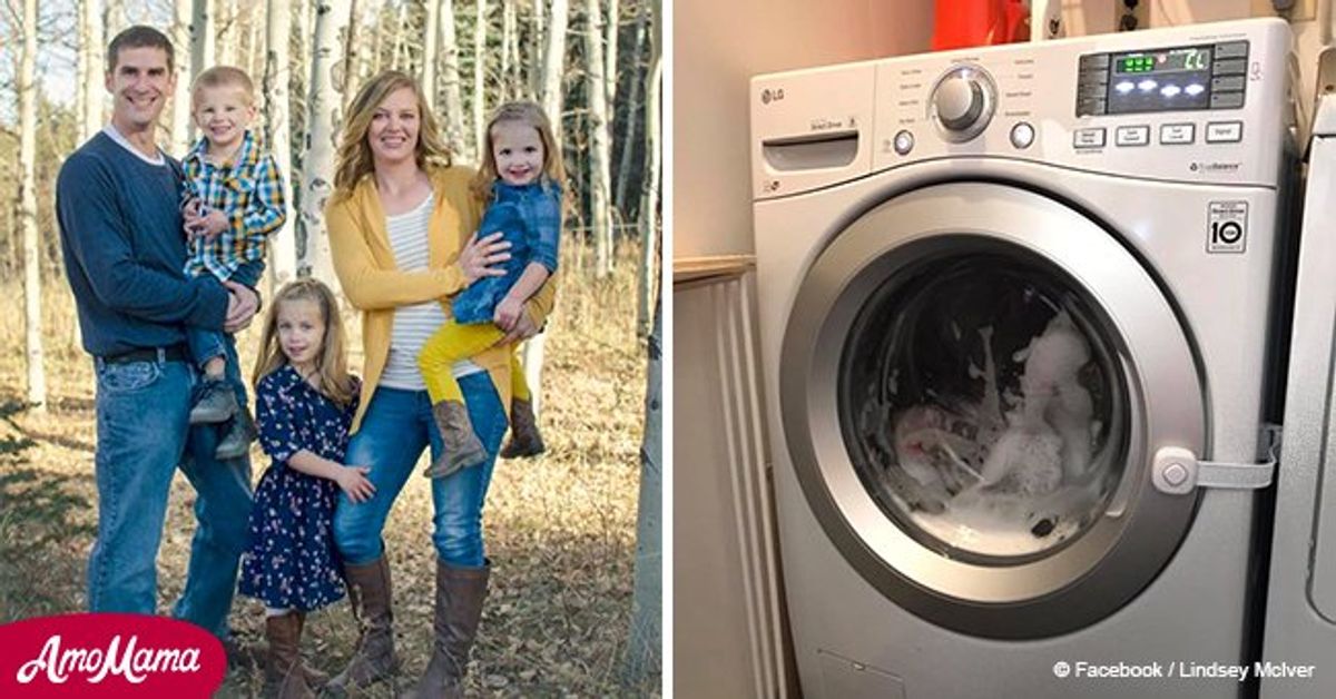 Mother shares warning after 3-year-old nearly died in locked washing ...
