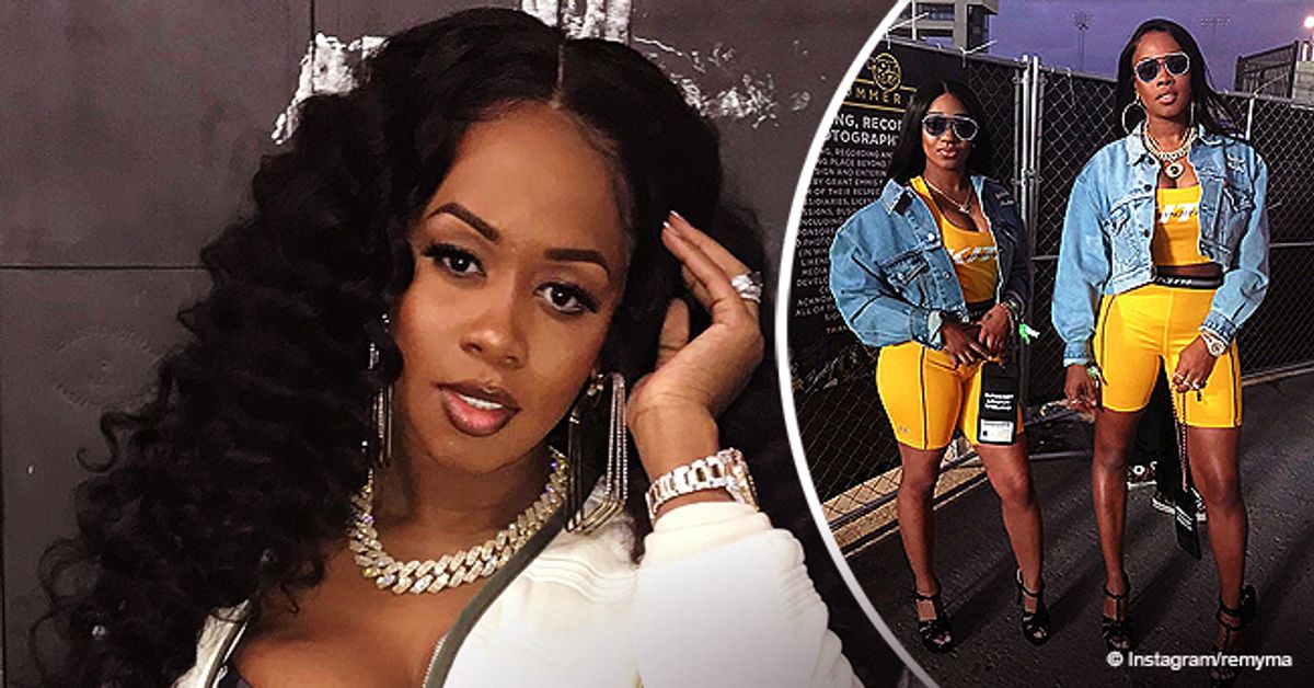 Remy Ma & Stepdaughter Are Twinning in Yellow & Denim Outfits at Hot 97 ...