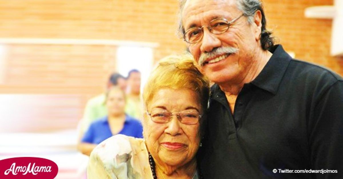 Grieving Edward James Olmos shares news about his mother's death with a ...