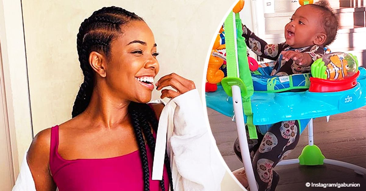 Gabrielle Union's Baby Kaavia Can't Stop Laughing in Adorable Video
