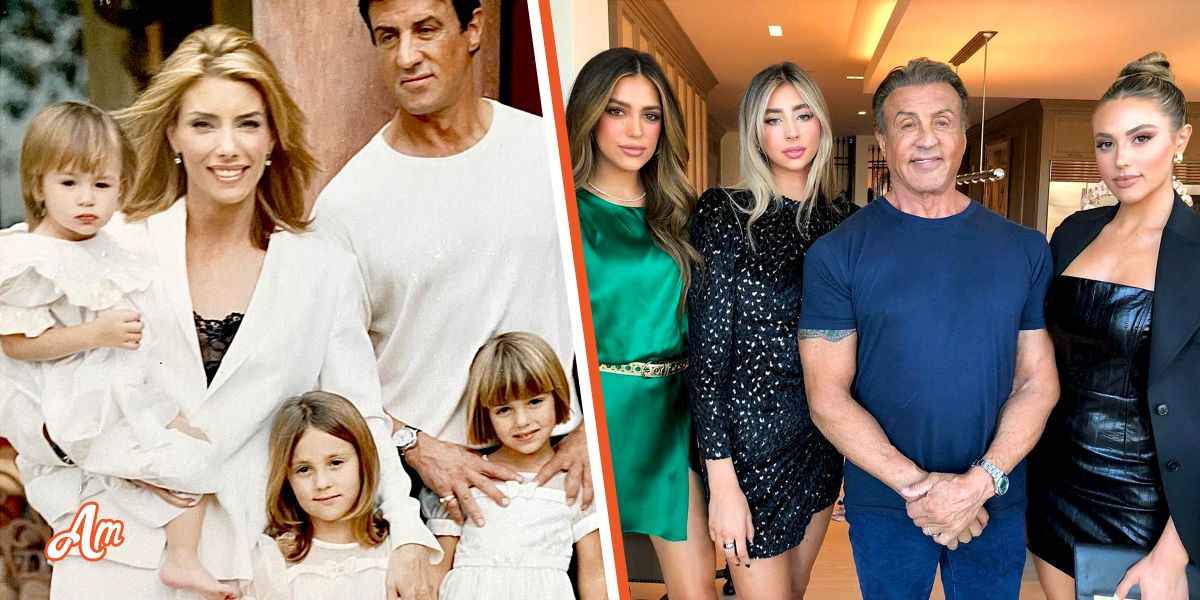 Sylvester Stallone Raised Lookalike Daughters Like ‘Military Brats ...