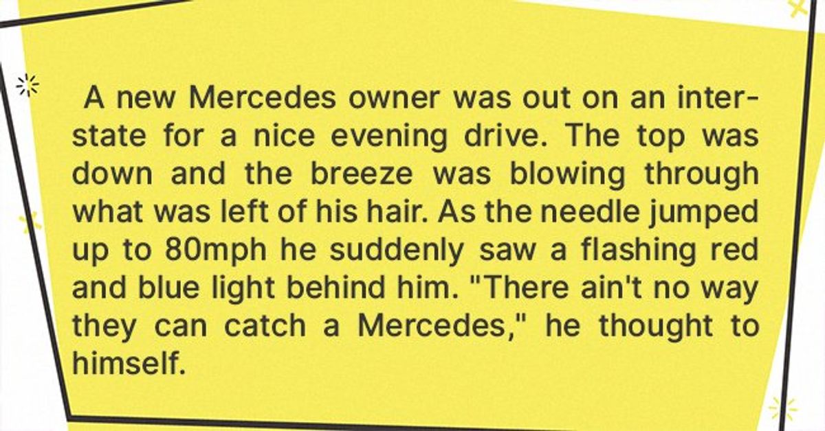 Daily Joke: New Mercedes Owner Pulls Over after Trying to Drive Away ...