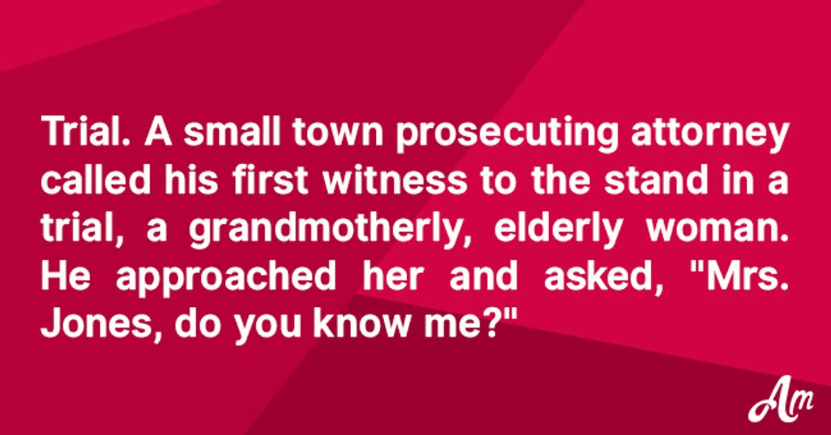 Elderly Lady Tells the Truth in Court – but It Wasn't the One Lawyers ...