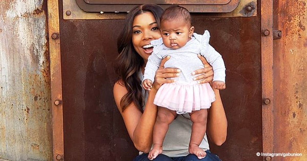Gabby Union steals hearts with new photo of daughter wearing pink tutu ...